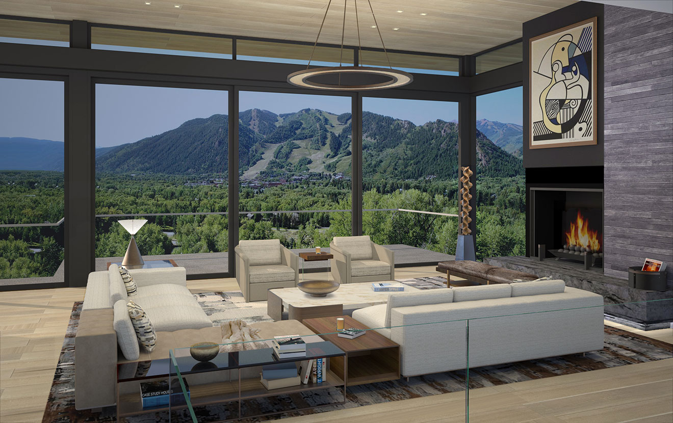 Aspen Salvation Circle - Linda Ruderman Interiors Boca Raton, Florida