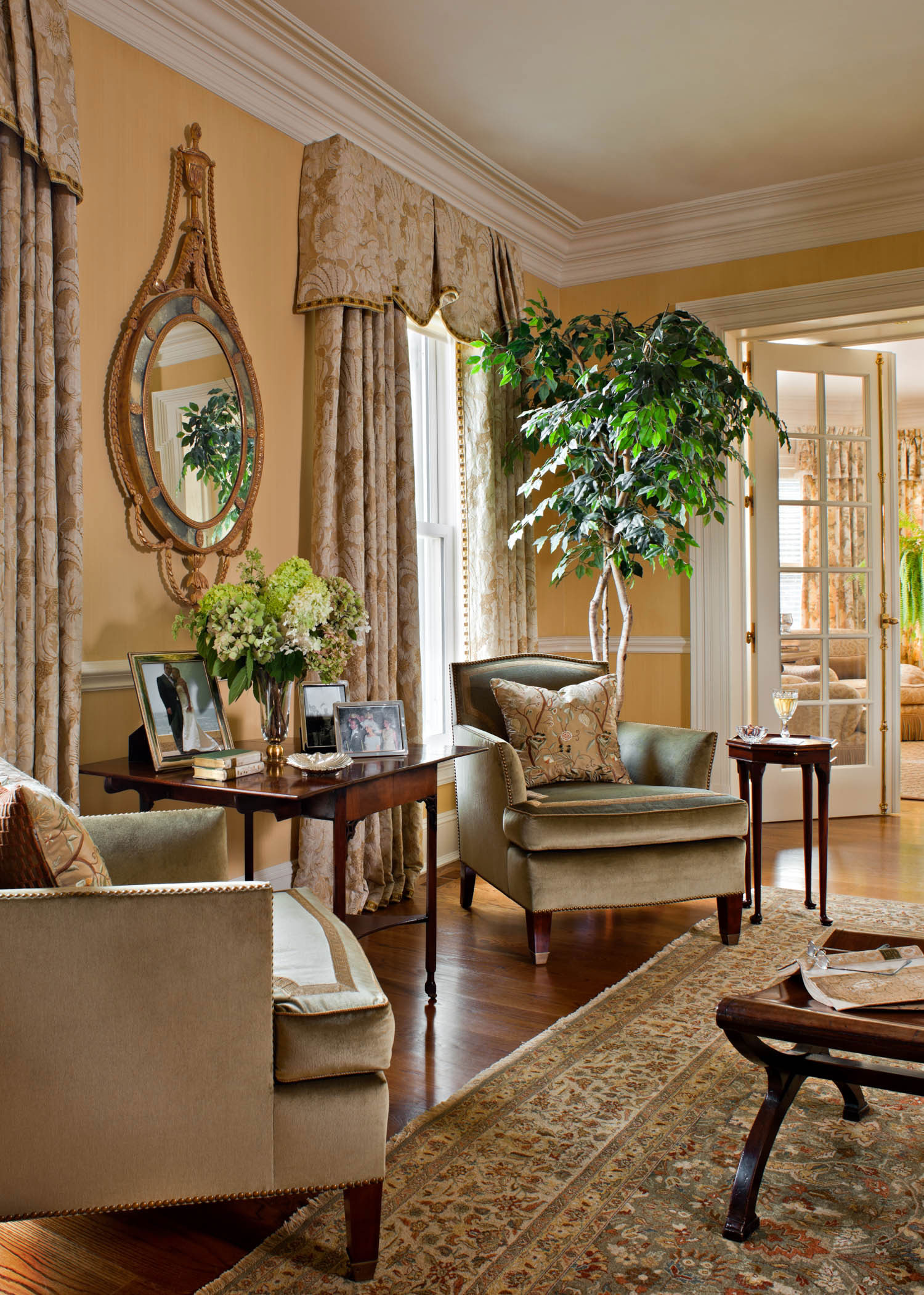 Back Country Colonial - Linda Ruderman Interiors Boca Raton, Florida