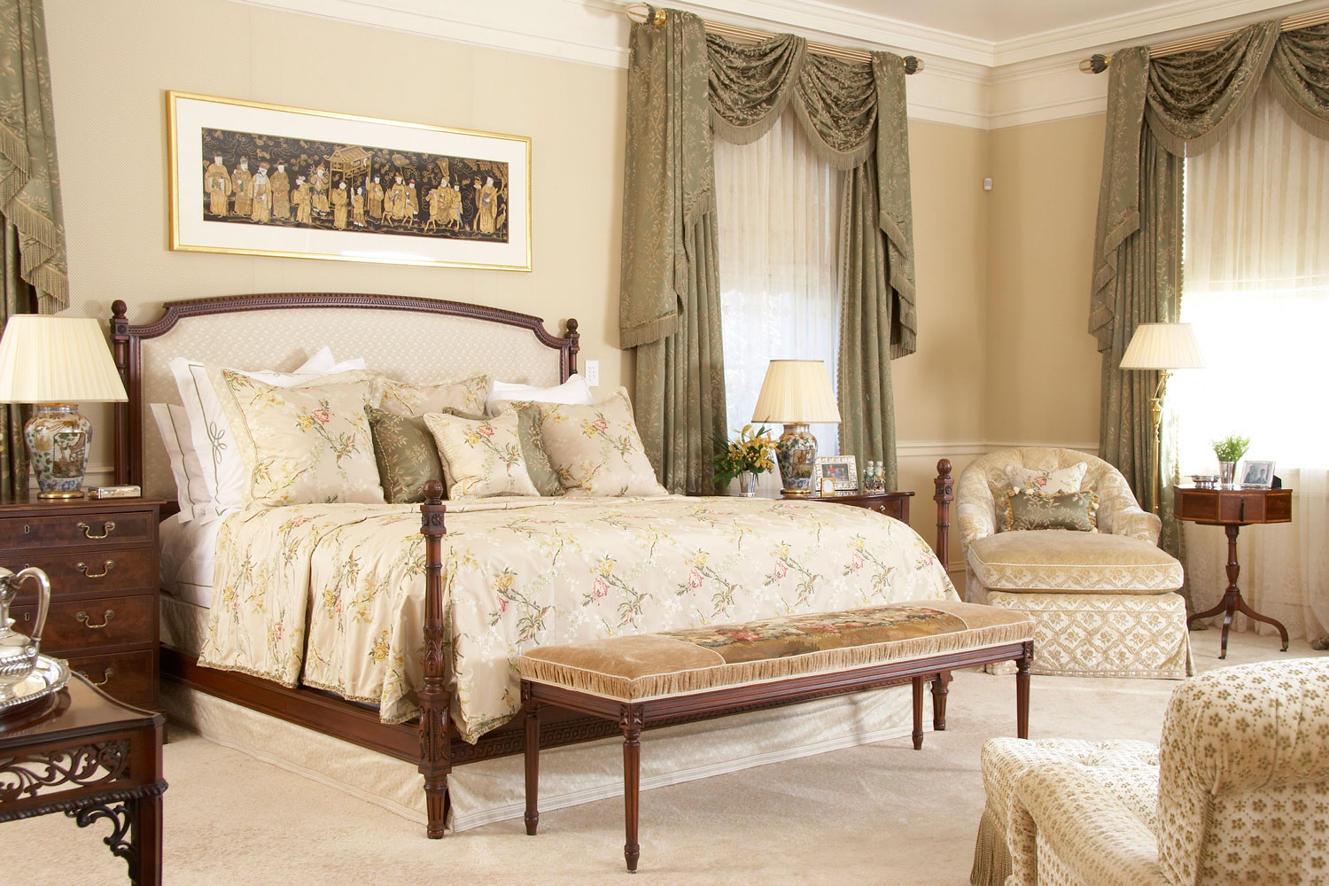 Georgian Jewel - Linda Ruderman Interiors Boca Raton, Florida