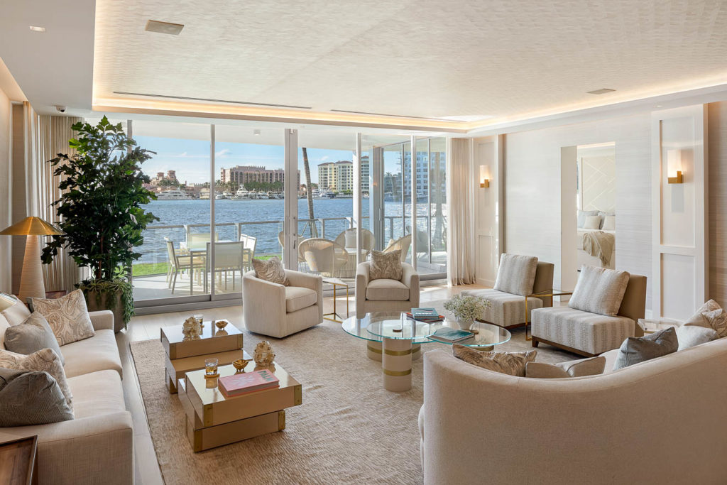 Boca Beach House Sales and Design Center - Linda Ruderman Interiors ...