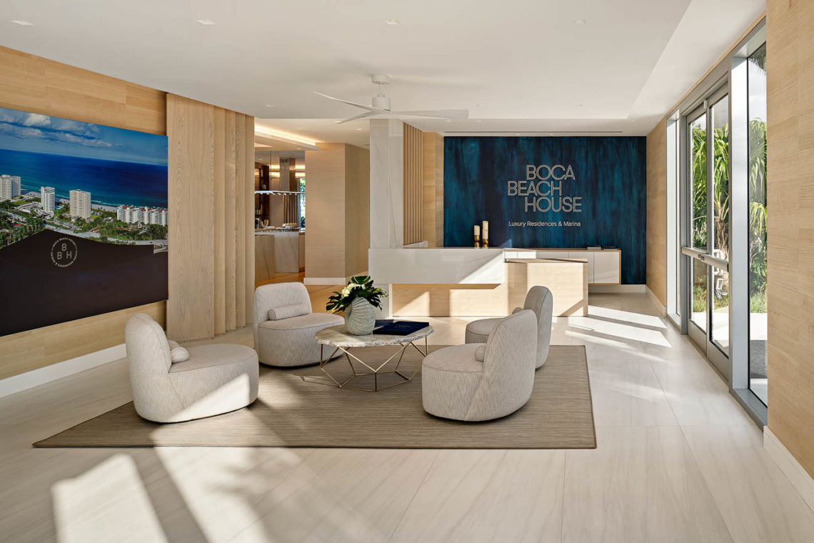 Boca Beach House Sales and Design Center - Linda Ruderman Interiors ...