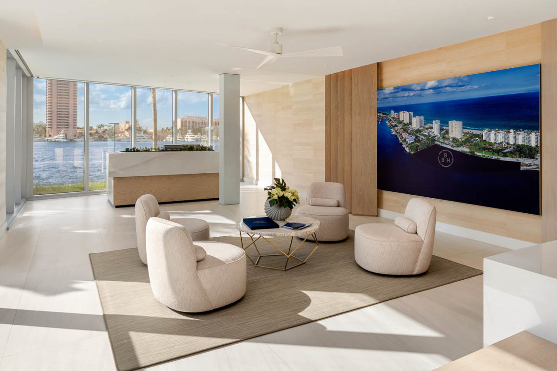 Boca Beach House Sales and Design Center - Linda Ruderman Interiors ...